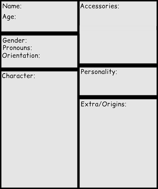 Character chart for comic - ibisPaint