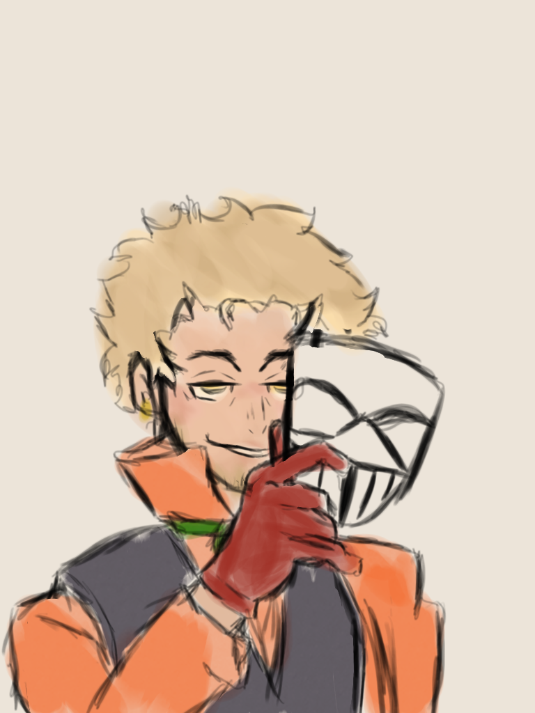 Hawks in a compress cosplay - ibisPaint
