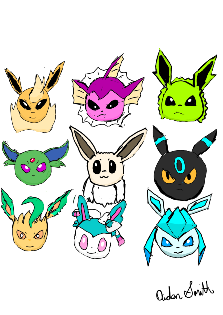 Eeveelutions - ibisPaint