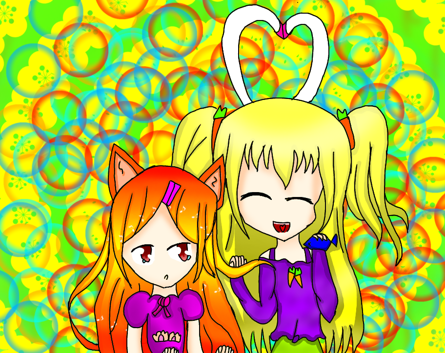 Kara Inaki & Reimi Aozora - ibisPaint