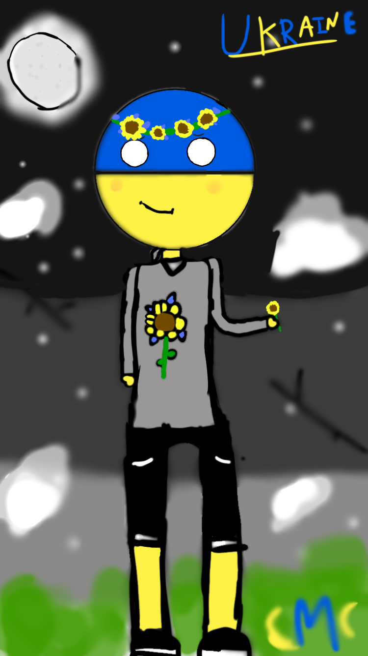 Country humans Ukraine 🇺🇦 - ibisPaint