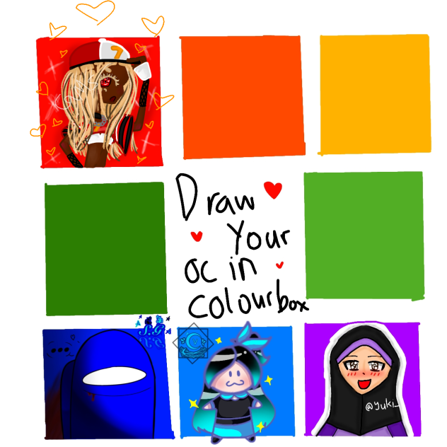 draw your in in ur color box! - ibisPaint
