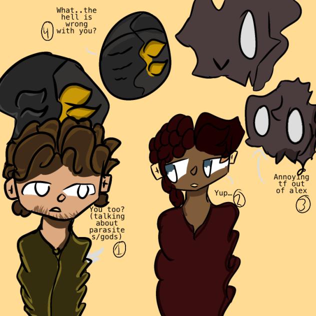 Character doodles (Alex and override)pt3 - ibisPaint