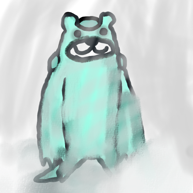 a alien bear - ibisPaint
