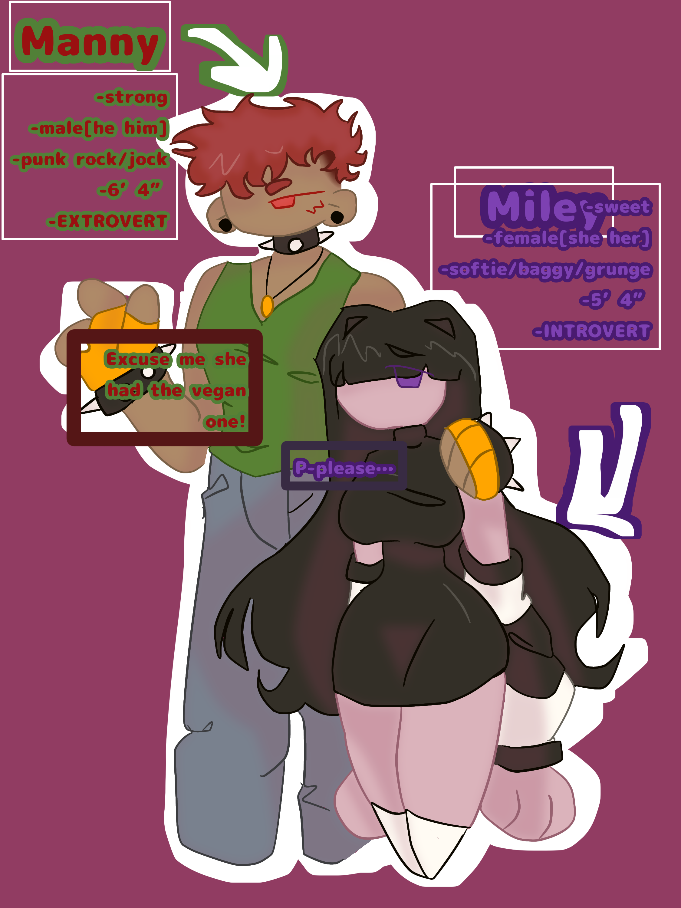 Blind Date main oc’s - ibisPaint