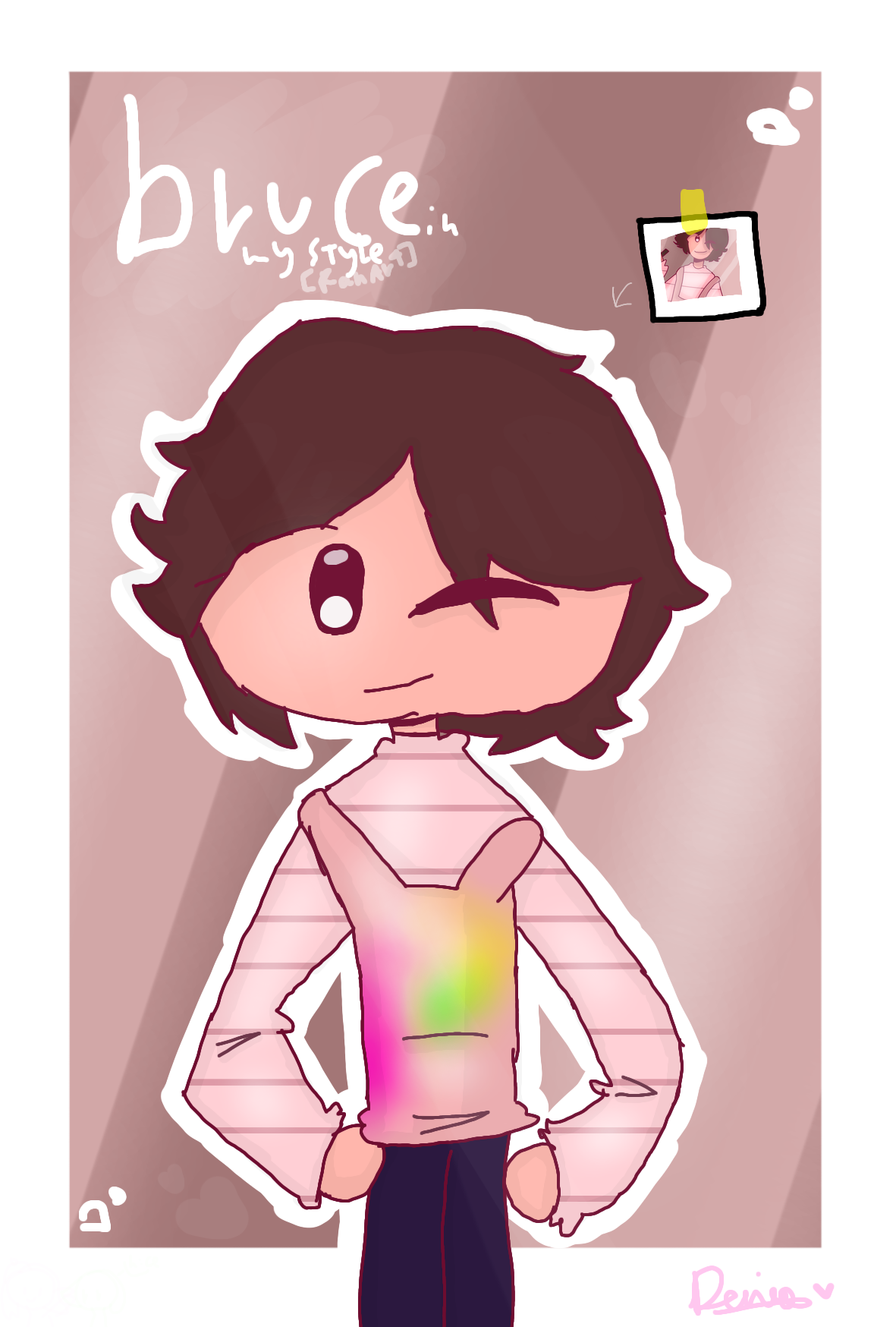 bruce in my style [fanart] - ibisPaint