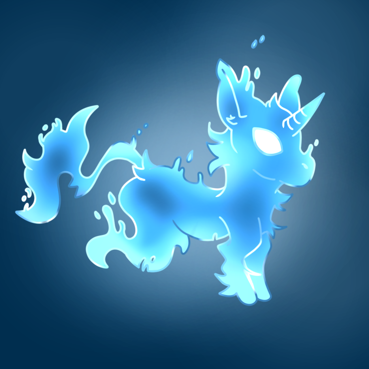 wisp unicorn - ibisPaint
