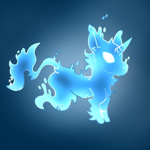 wisp unicorn - ibisPaint