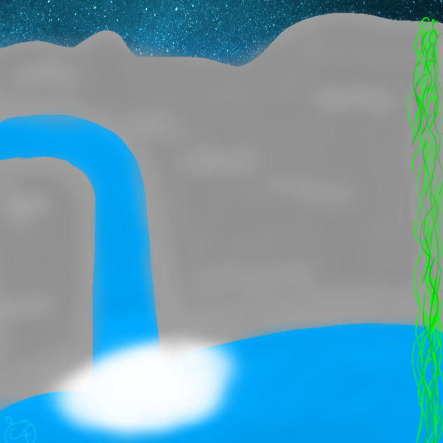 WaterFall - ibisPaint