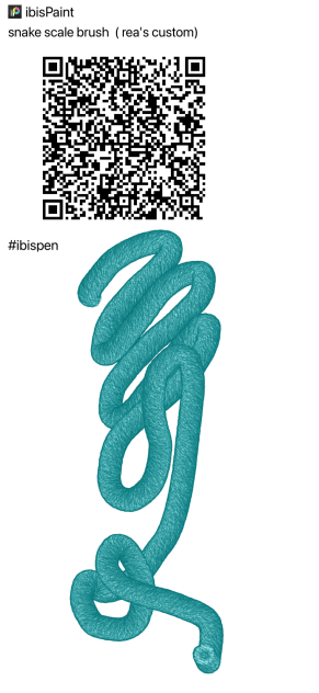 Snake scale brush - ibisPaint