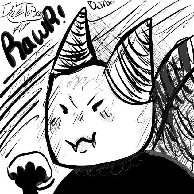 InkTober #17 (demon) - ibisPaint