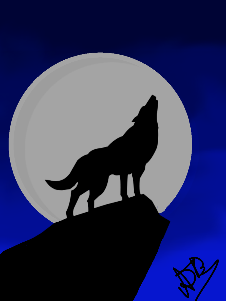 Running with wolves tonight - ibisPaint