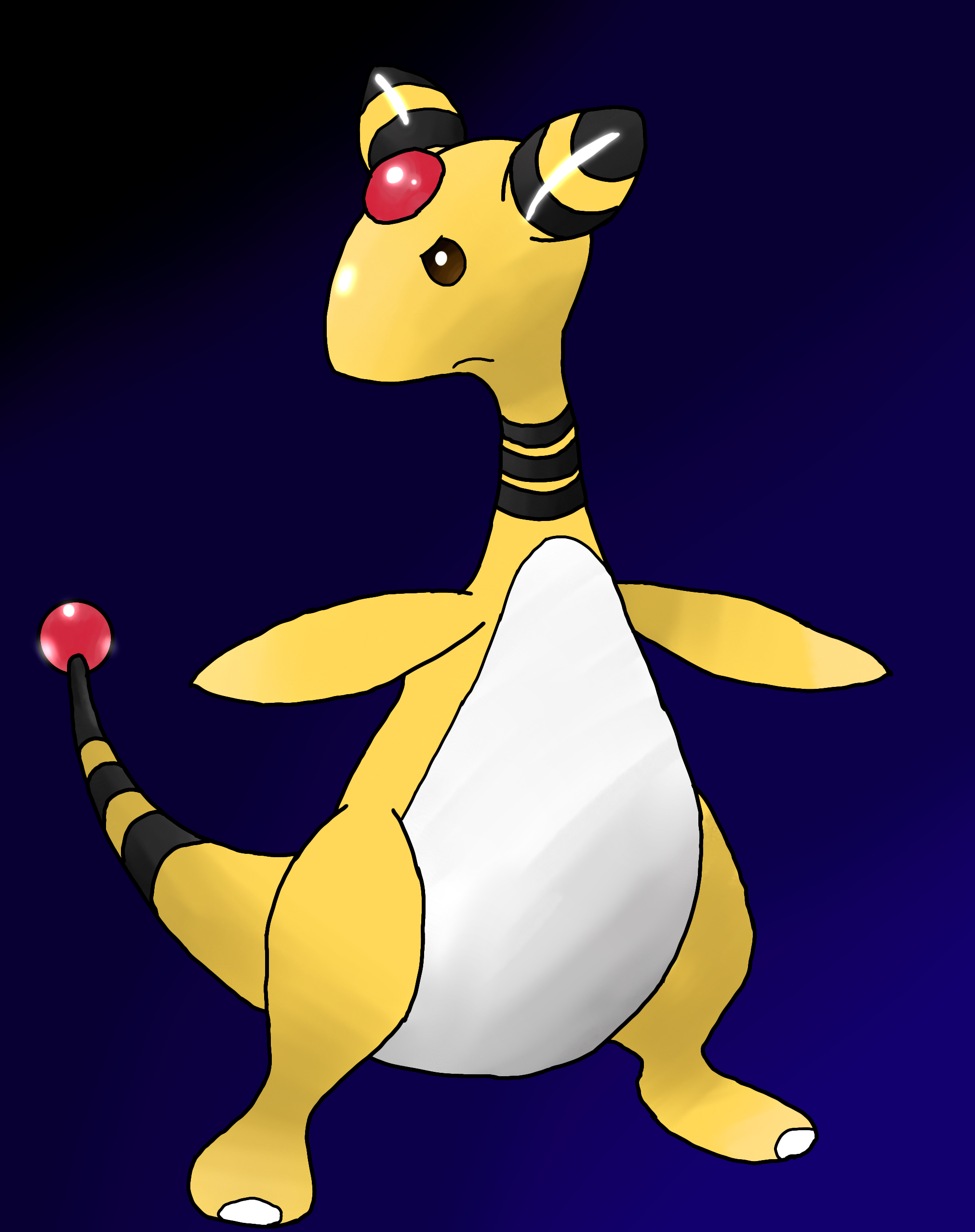 ampharos - ibisPaint