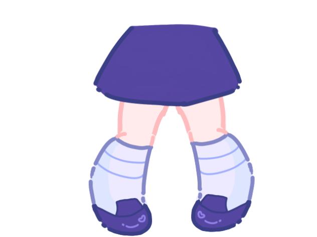 Skirt movement - ibisPaint