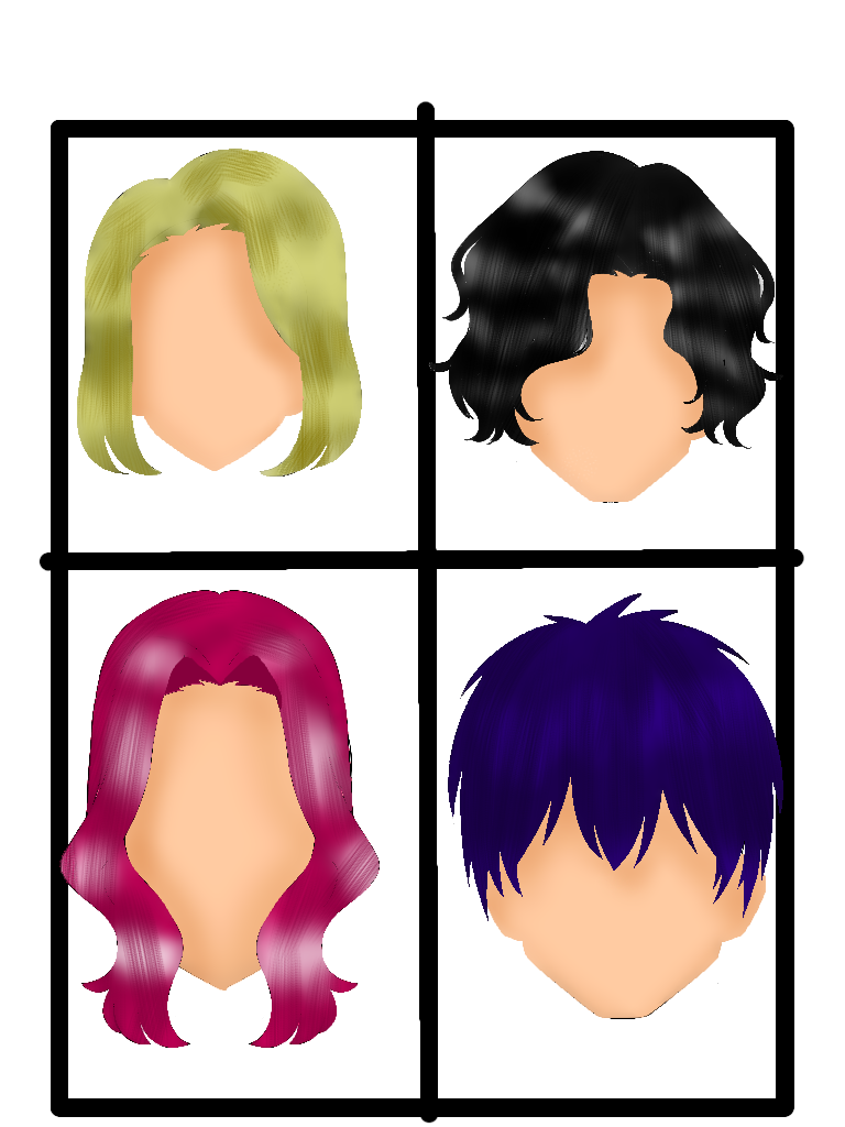 haircut boys and girls - ibisPaint