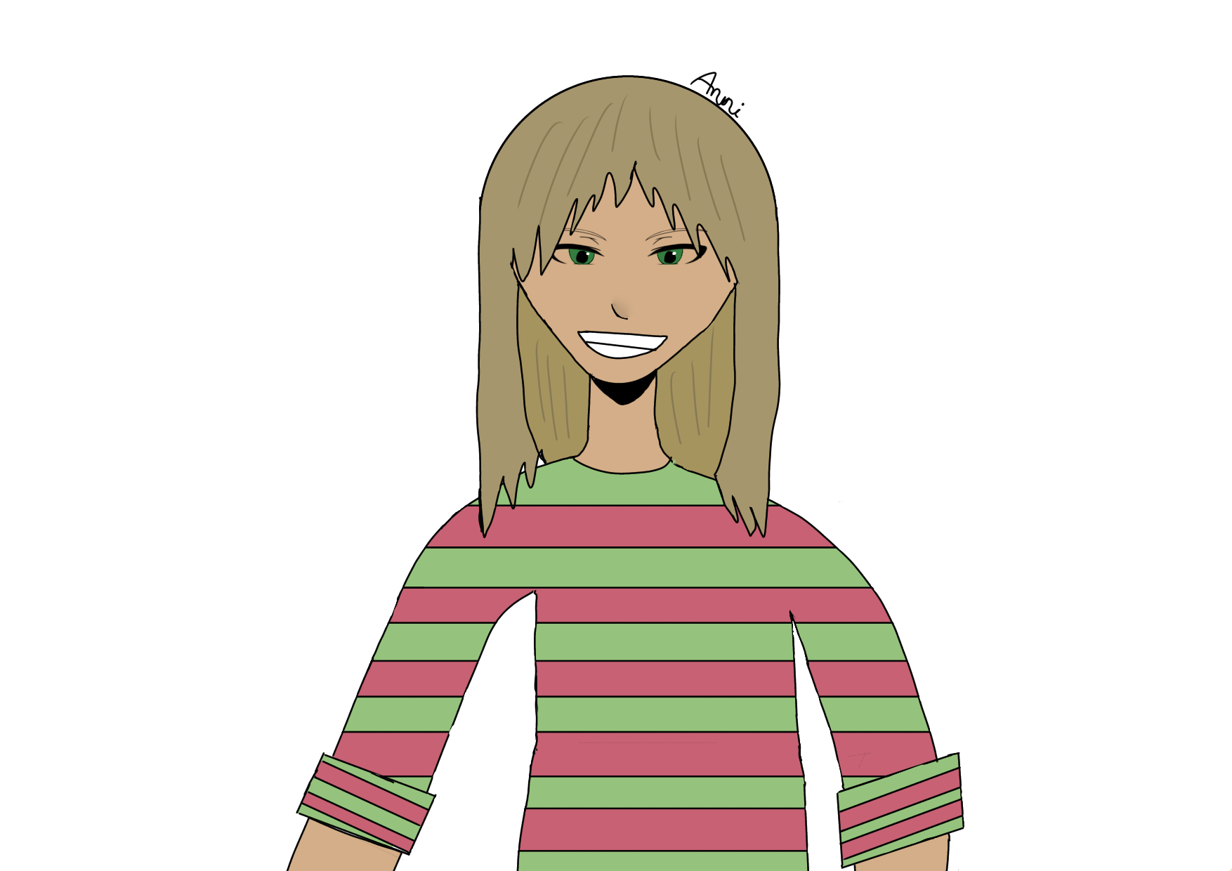 Random Girl first try - ibisPaint