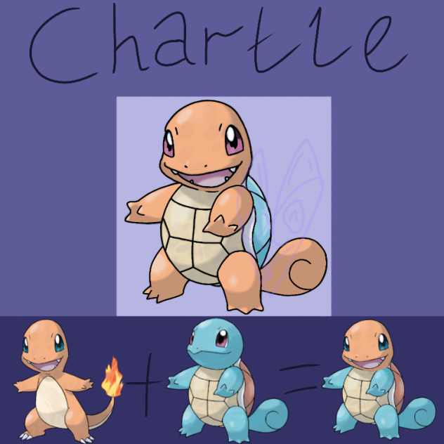 Meet the fire turtle! - POKEMON FUSION 5 - ibisPaint