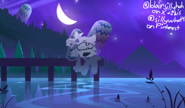 'It's beautiful..right, Ivy ️' 'Yeah.' 🌉 - ibisPaint