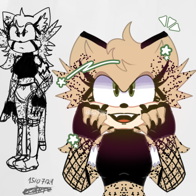 Model of my Oc from Sonic (Beatryz) - ibisPaint