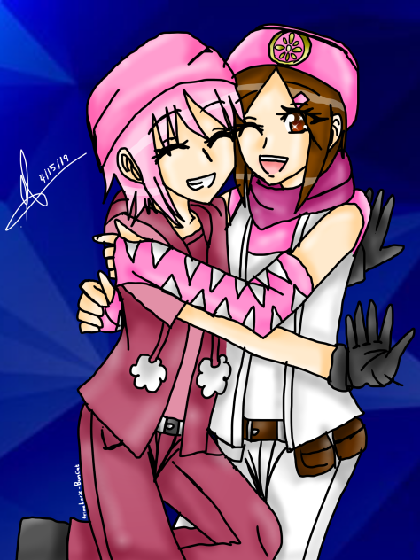 Kari and Aelita - ibisPaint