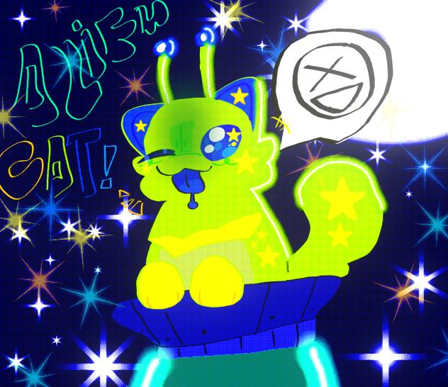 Alien Cat! - ibisPaint