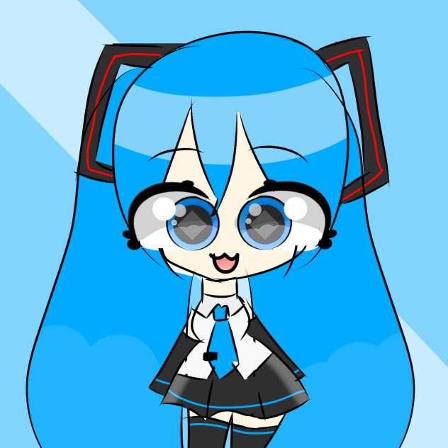 Hatsune miku cute UWU - ibisPaint