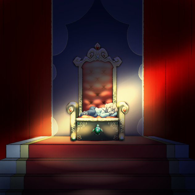 Nap in the throne room - ibisPaint