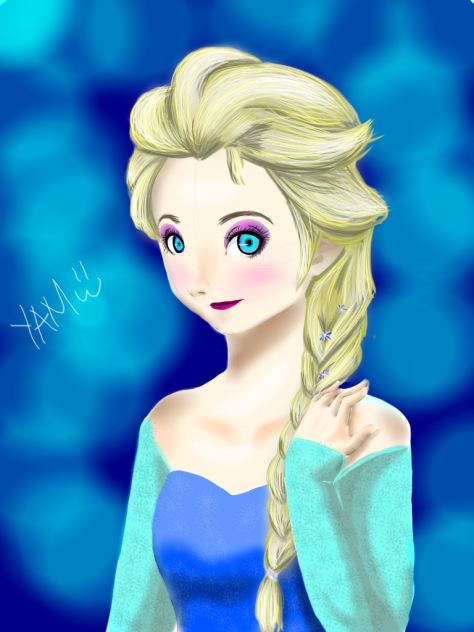 Elsa of FROZEN - ibisPaint