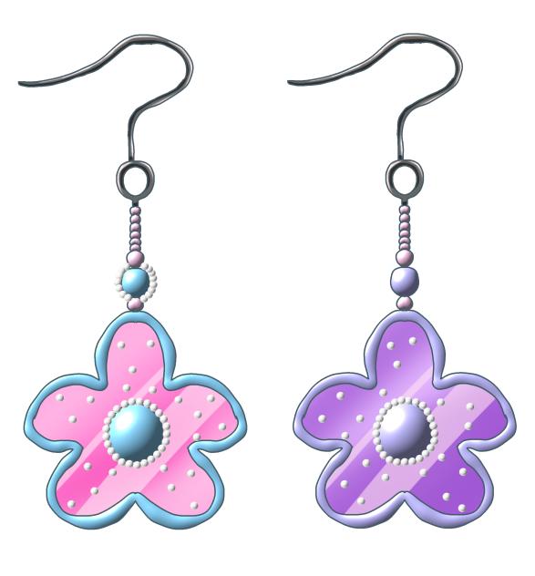 Y2K Chunky Earrings 2 - ibisPaint