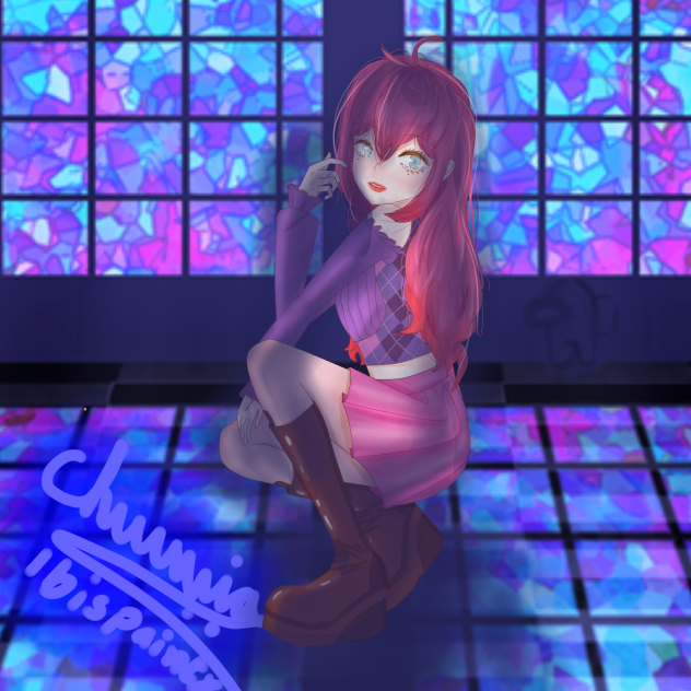 A random girl - ibisPaint