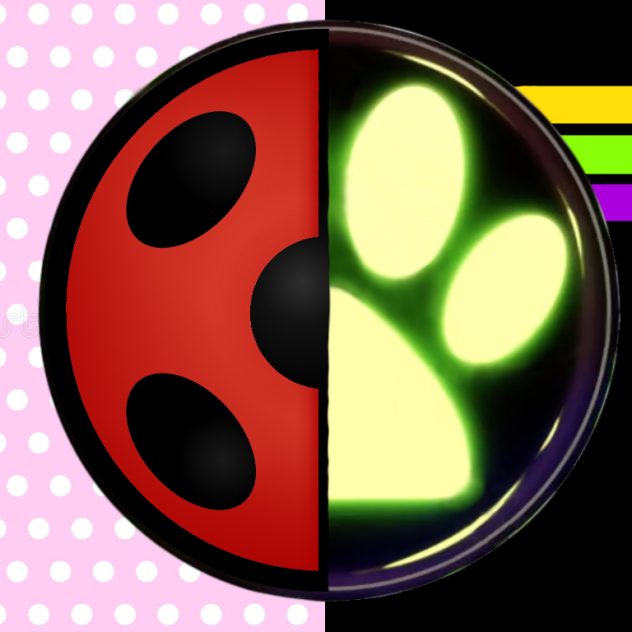 Ladybug et Chat Noir background - ibisPaint