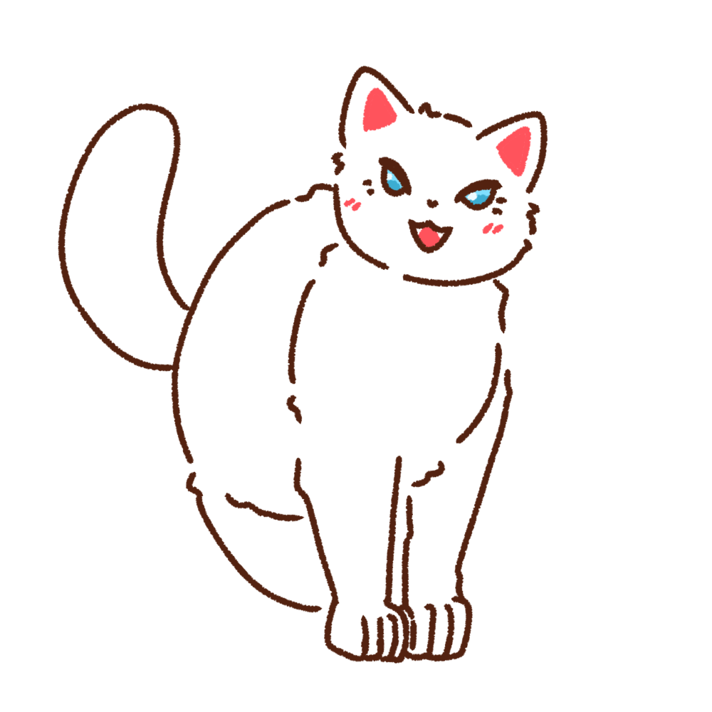 Whitey cattie - ibisPaint