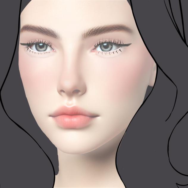KOREAN MAKE-UP - ibisPaint