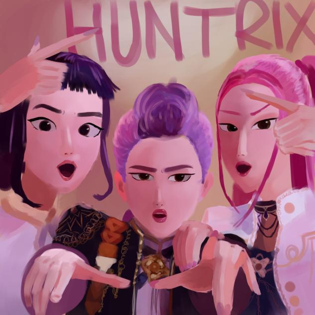 Huntrix Kpop Demon Hunters - ibisPaint