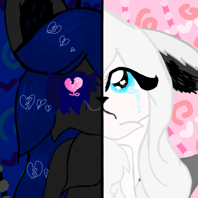 dark side v.s bright side - ibisPaint