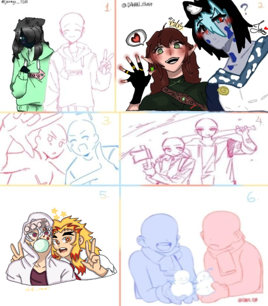 friends or people collab - ibisPaint