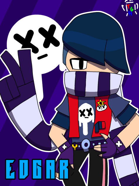 Brawl Stars Edgar - ibisPaint