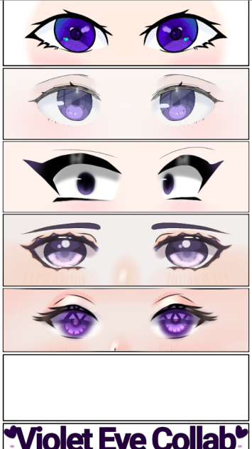 Violet Eye Collab - ibisPaint