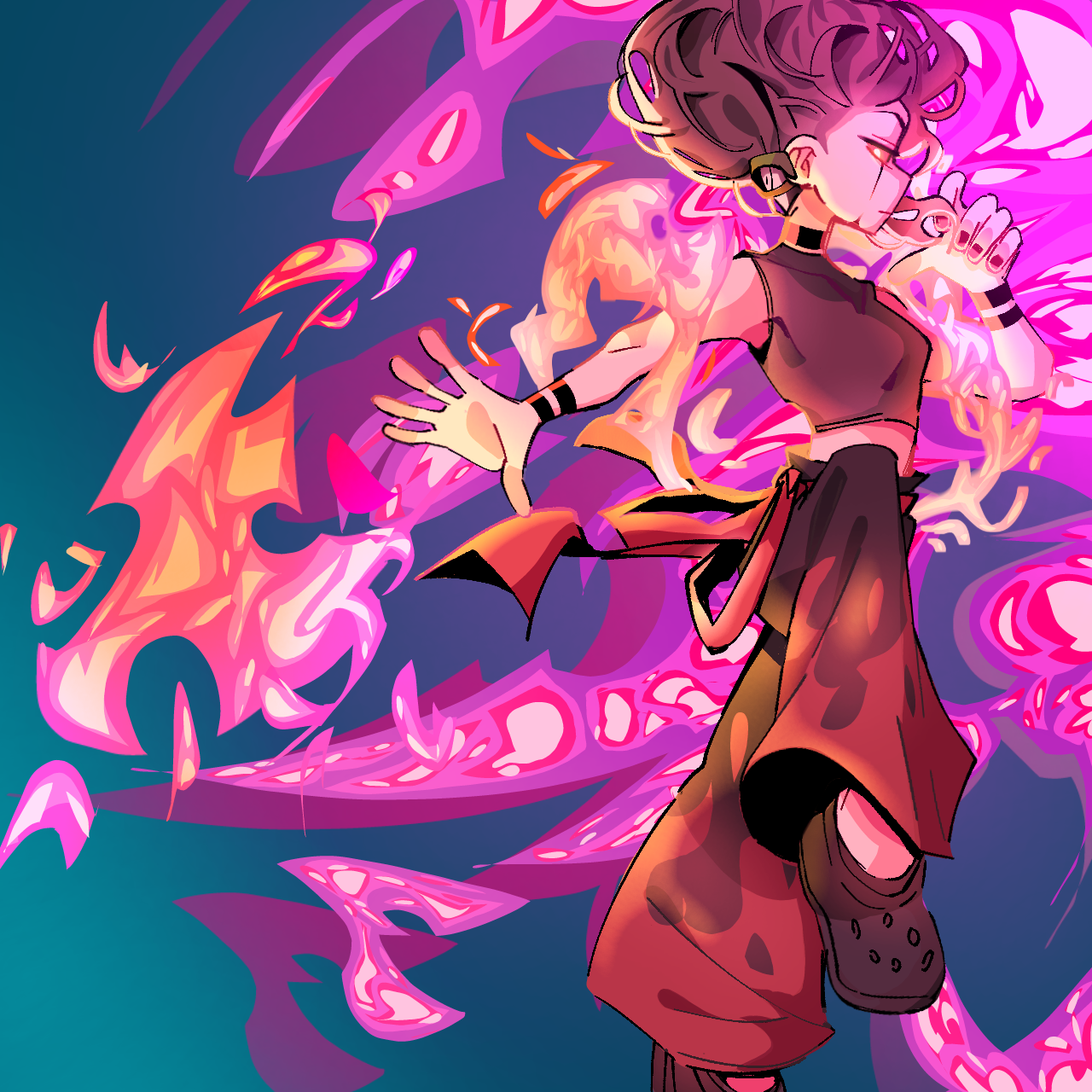 Casey in her dark form - ibisPaint