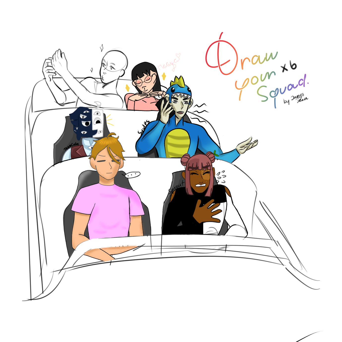 rollercoaster collab - ibisPaint