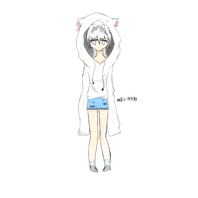 vẽ OC [ Mèo NyNy] - ibisPaint