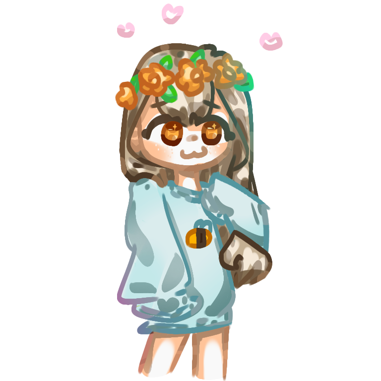 Girl loves a bee - ibisPaint