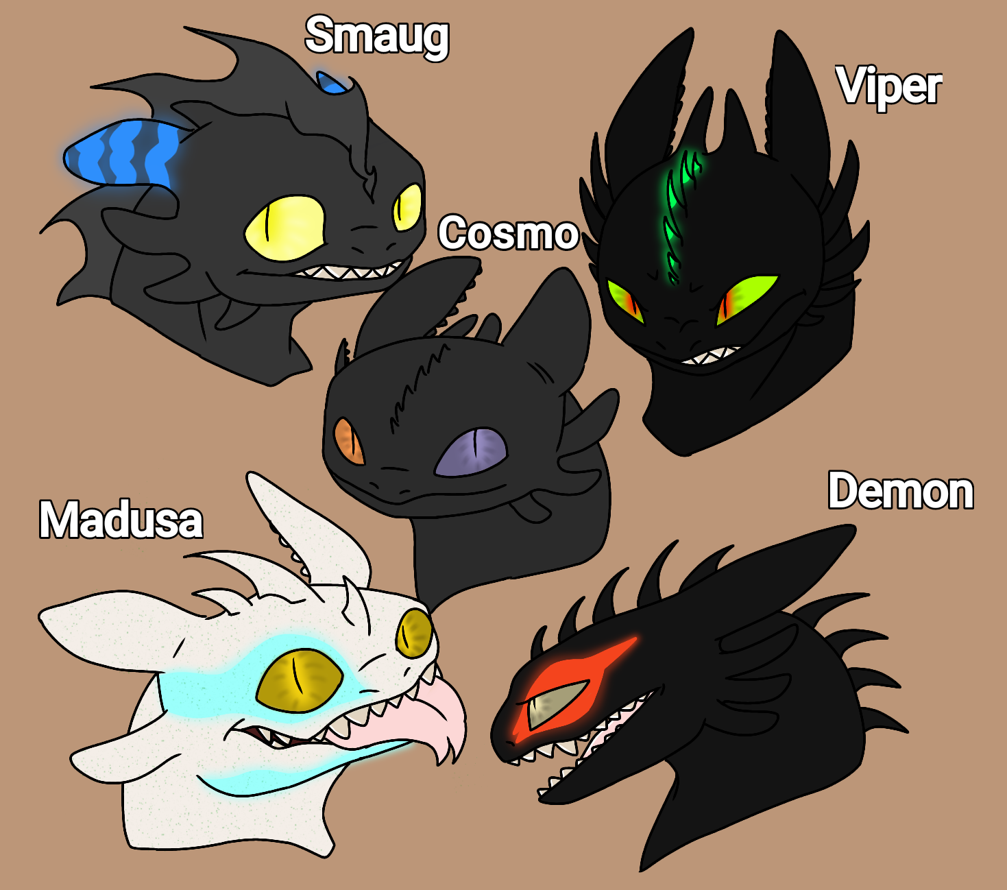 Glow fury's - ibisPaint