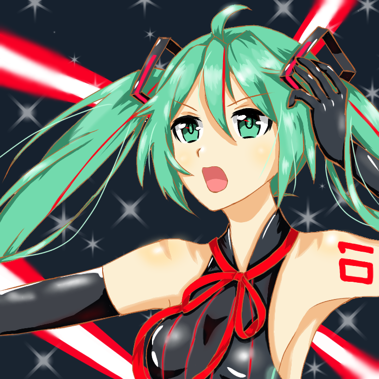 crash fever 黑初音 - ibisPaint