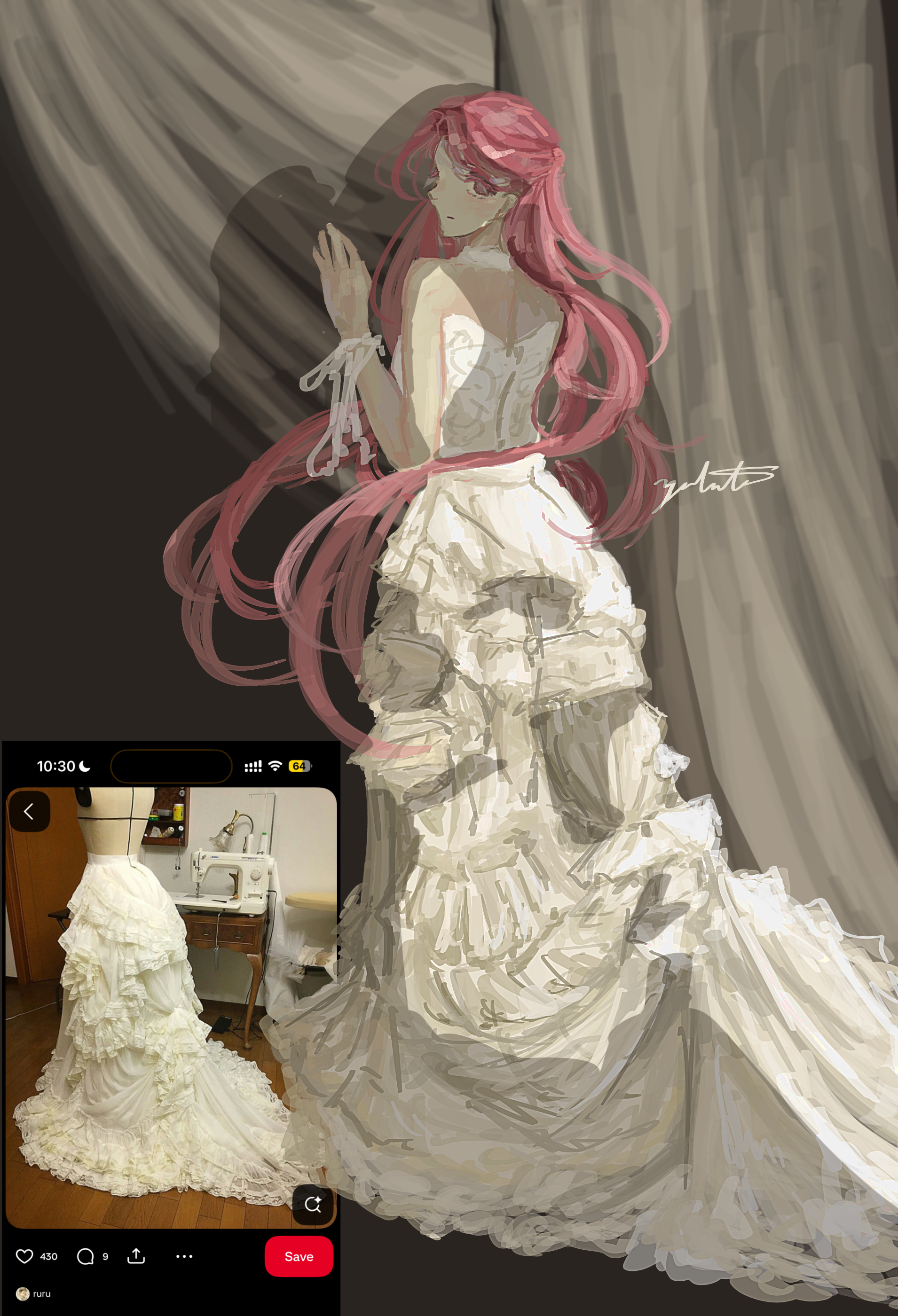 torturing myself with art study day one - ibisPaint