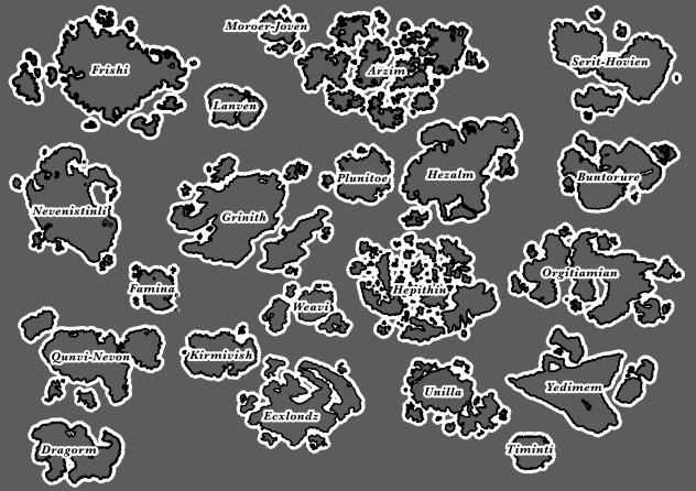World Map of Feria Simplified - ibisPaint