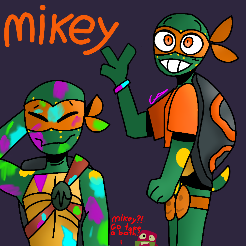 Mikey ROTTMNT - ibisPaint