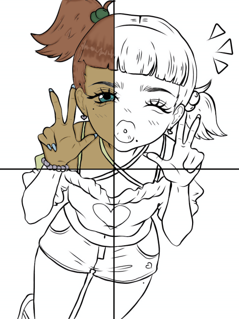 coloring collab - ibisPaint