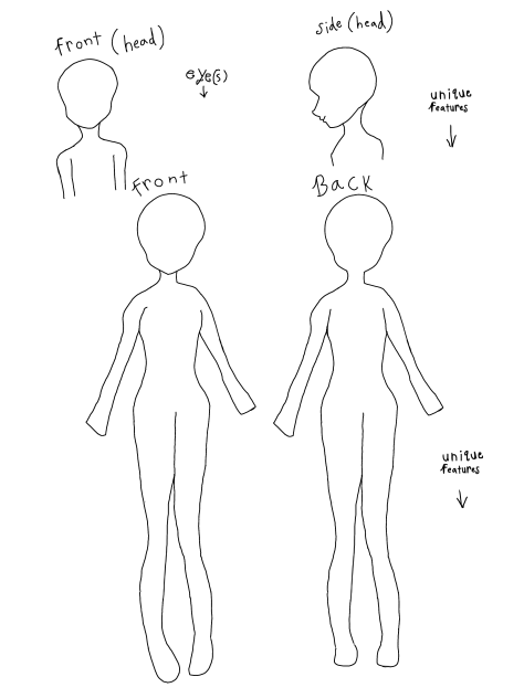 Character deign base - ibisPaint