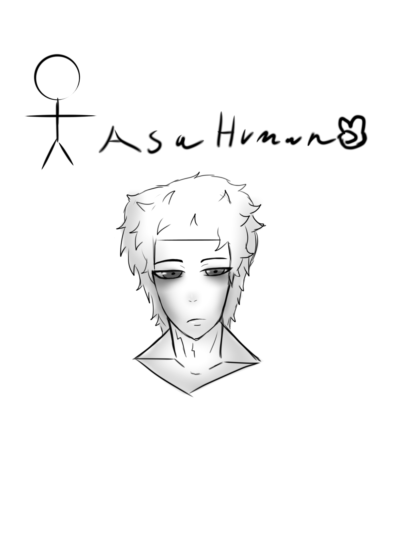 Stickman as a Human - ibisPaint